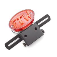 China Motorcycle Oval LED Tail Light with Adjustable Braking Bracket and Modified Efficiency for sale