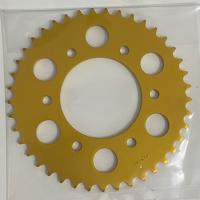 China Golden/Custom Color 415 Chain Model Customized Sprocket for Yamaha Y15ZR Y16ZR FZ150 for sale