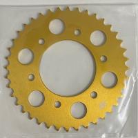 China Golden/Custom Color 415 Chain Model Customized Sprocket for Yamaha Y15ZR Y16ZR FZ150 for sale