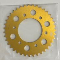 China Golden/Custom Color 415 Chain Model Customized Sprocket for Yamaha Y15ZR Y16ZR FZ150 for sale