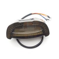 China Multifunctional 178g/pcs Black LED Turn Signals for Motorcycle Tail Indicator Light for sale