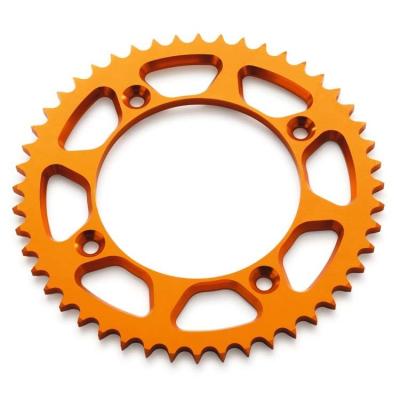 China OEM Custom 428 46T 49T Aluminum Rear Sprocket for KTM 85 SX 85 XC 105SX 105XC Durable for sale