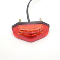 China Modified 12V Brake LED Electric Motorcycle Tail Light 90g/pcs and Integrated LED for sale