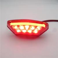 China Modified 12V Brake LED Electric Motorcycle Tail Light 90g/pcs and Integrated LED for sale