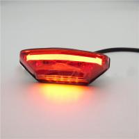 China Modified 12V Brake LED Electric Motorcycle Tail Light 90g/pcs and Integrated LED for sale