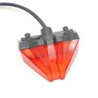 China ABS PC Material LED Beads Triangular Braking Driving Tail Light for Motorcycles Design for sale