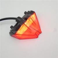 China ABS PC Material LED Beads Triangular Braking Driving Tail Light for Motorcycles Design for sale