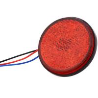 China Customizable 12V LED Reflector Brake Turn Signal Round Motorcycle Tail Light for Standards for sale