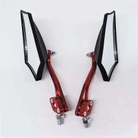 China Replace/Repair Black Aluminum Motorcycle Rear View Mirror with Modified Design for sale