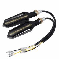 China Custom Modified Two-Color Streamer Running Water Turn Signal LED Light for Motorcycle for sale