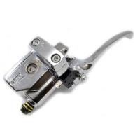 China Custom Universal 25mm Handlebar Motorcycle Brake and Clutch Master Cylinder in Chrome for sale