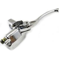 China Custom Universal 25mm Handlebar Motorcycle Brake and Clutch Master Cylinder in Chrome for sale