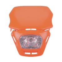 China Custom Black Square Dirt Bike LED Headlight Bulb with DC 12V Voltage Modification for sale