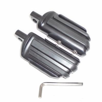 China Make Sample Black Adjustable Motorcycle Highway Footrest Foot Pegs for Harley Davidson for sale