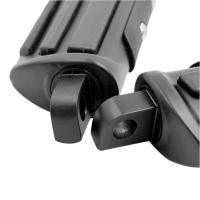 China Make Sample Black Adjustable Motorcycle Highway Footrest Foot Pegs for Harley Davidson for sale