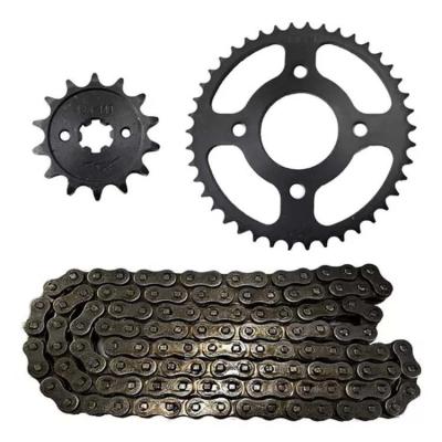 China Fit for Bajaj Boxer 150 Custom Motorcycle Chain and Sprocket Front 14T Custom Design for sale