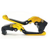 China Custom Logo Design CNC Aluminum Alloy ZX10R Brake and Clutch Lever for Kawasaki ZX10R for sale
