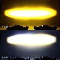 China 16W Dual Color LED Motorcycle Fog Light Head in Owl Design for Custom Modified Project for sale