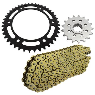 China Customized 525 motorcycle chain and sprocket kit for BMW f800gs Rear sprocket 42T for sale