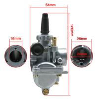 China Sample VM16 16mm Carburetor for Yamaha DT50 Natural Color Aftermarket Motorcycle Parts for sale