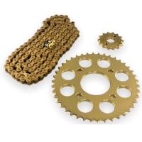 China Replace/Repair RS150 with Customized 428 14T 42T Motorcycle Chain and Sprocket Set for sale