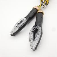 China ABS PC Material 12V Universal LED Turn Signal Light for Motorcycle for sale