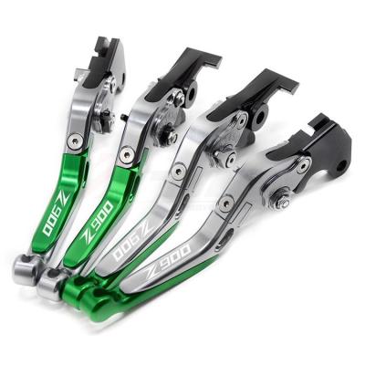 China Customized Logo Modified CNC Aluminum Alloy Brake Clutch Lever for Kawasaki Z900 Z650 for sale