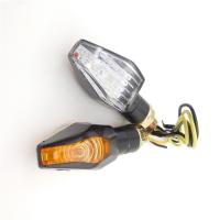 China 12V Universal Motorcycle LED Turn Signal Light for Replace/Repair Black/Water Transfer for sale