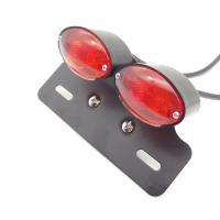 China Advanced ABS AS Motorcycle Round Brake Tail Light With Turn Signal for sale