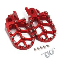 China Custom CNC Aluminum Alloy Dirt Bike Moto Foot Pegs for Honda CR CRF 125 250 500 230 450R for sale