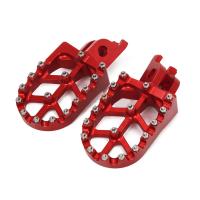 China Custom CNC Aluminum Alloy Dirt Bike Moto Foot Pegs for Honda CR CRF 125 250 500 230 450R for sale