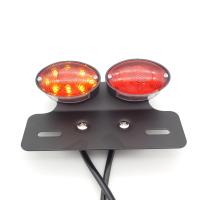 China Advanced ABS AS Motorcycle Round Brake Tail Light With Turn Signal for sale