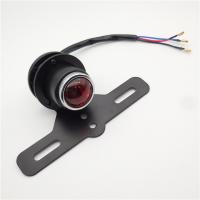 China Sample Custom 12V Motorcycle Stop Brake Tail Light Lamp in Black for sale