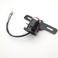 China Sample Custom 12V Motorcycle Stop Brake Tail Light Lamp in Black for sale