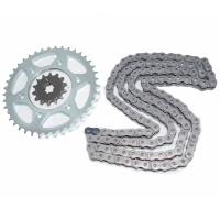 China Customized 428 Motorcycle Chain Sprocket for Yamaha FZS V2 V3 14T 41T Rear Teeth for sale