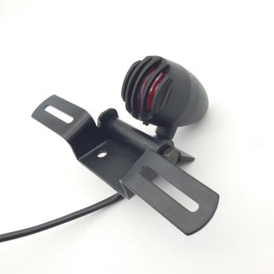 China Vintage Black Brake Light for Harley Motorcycles Red Light Included for sale