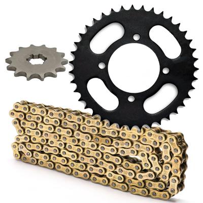 China Replace/Repair Purpose 20CrMnTi Chain and Sprocket Kit for Yamaha RX100 RSX100 RXS100 for sale