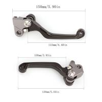 China Aluminum Alloy Motocross Brake Levers for Suzuki RMZ 250 Customized CNC Modification for sale