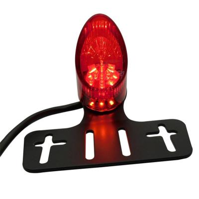 China Motorcycle LED Tail Lights 12V Red/White Light with Bracket for sale