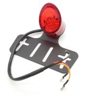 China Motorcycle LED Tail Lights 12V Red/White Light with Bracket for sale