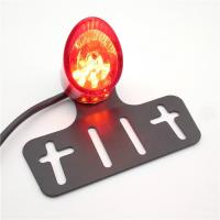 China Motorcycle LED Tail Lights 12V Red/White Light with Bracket for sale