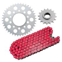 China Customized Motorcycle Chains and Sprocket Kits for Honda CBR600 Rear Teeth 43T/44T for sale