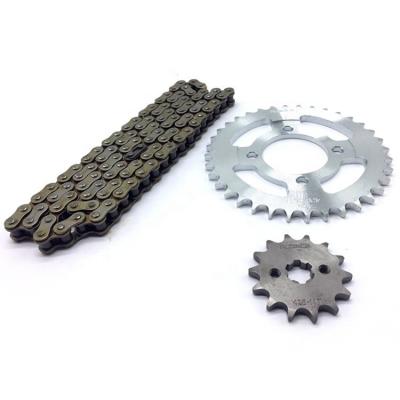 China 428 36t Motorcycle Chain and Sprocket Customized for Honda C100 Astra Dream 110 Astrea for sale