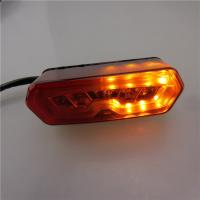 China Experience the Power of 12V LED Motorcycle Tail Light with Brake Turn Signals for sale