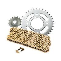 China Customized 428-128L Chain and Sprockets Set for Honda CBR 125 R Replace/Repair Purpose for sale