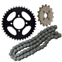 China 45 Steel 36/39T Rear Teeth Customized Chain Sprocket for Honda C70 Motorcycle for sale