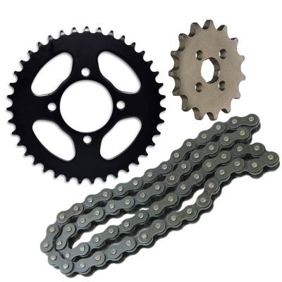 China 45 Steel 36/39T Rear Teeth Customized Chain Sprocket for Honda C70 Motorcycle for sale