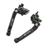 China Aluminum Alloy Customized Logo Brake and Clutch Levers for Kawasaki Z750R Motorcycle for sale