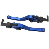 China Blue Custom CNC Aluminum Alloy Scooter Motorcycle Brake Clutch Levers for Yamaha Nmax155 for sale