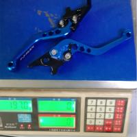 China Blue Custom CNC Aluminum Alloy Scooter Motorcycle Brake Clutch Levers for Yamaha Nmax155 for sale